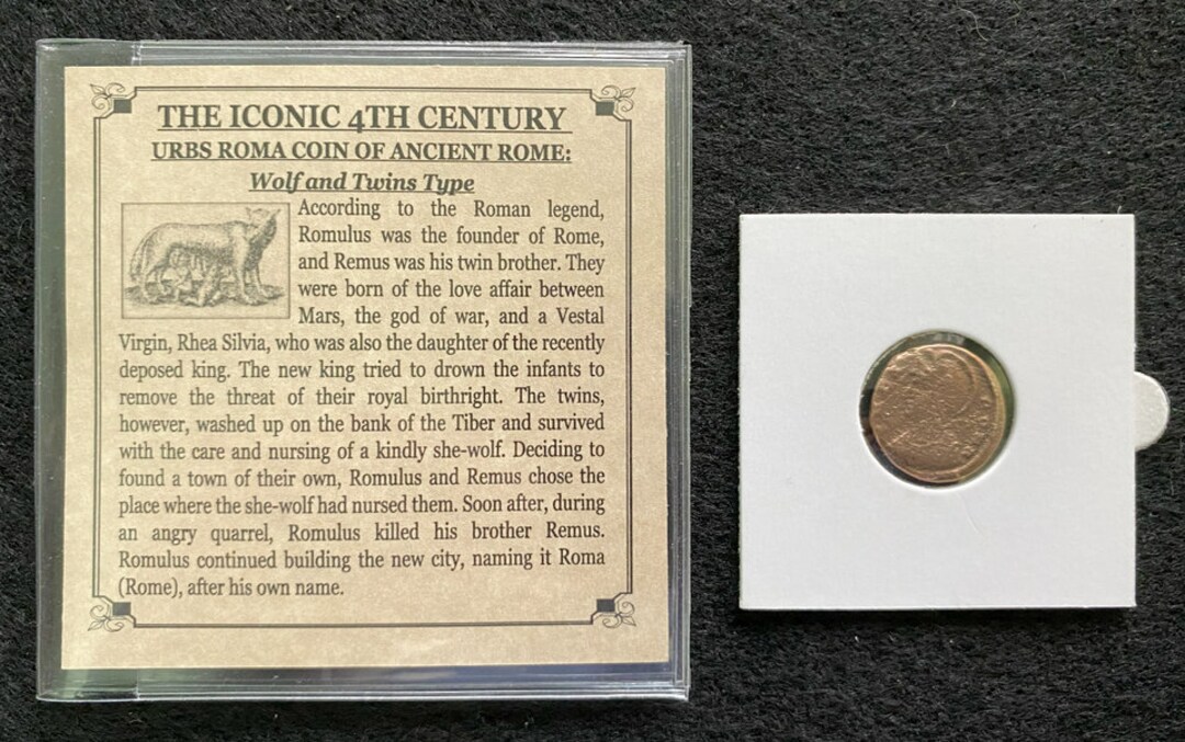 URBS ROMA Coin of Ancient Rome 4TH Century COA & History Included - Etsy