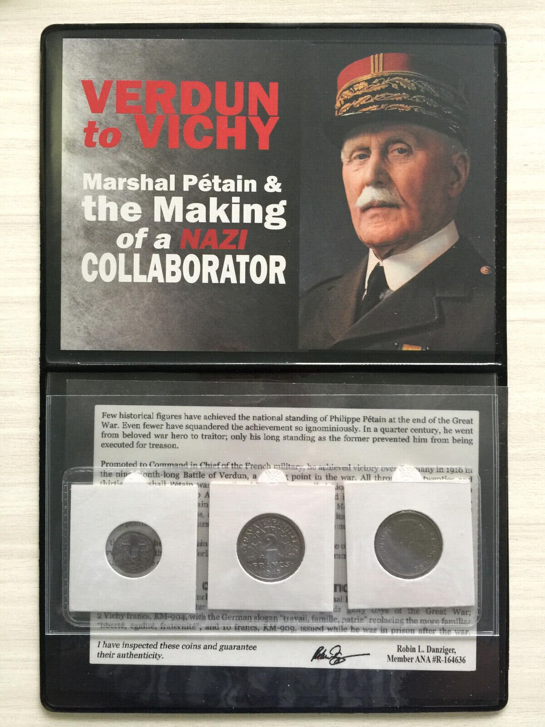 French Coin Set Verdun to Vichy Marshal Petain Era SOA & History and ...
