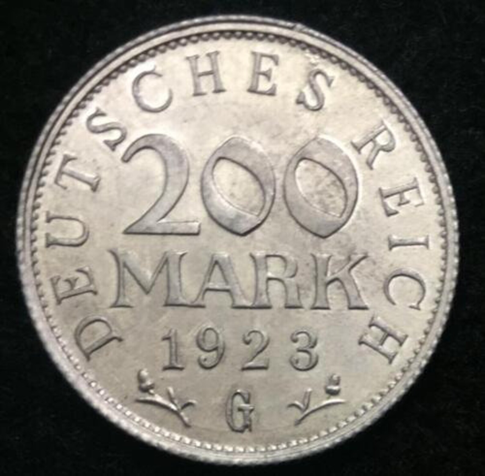 German-200 Mark Coin With BIG EAGLE Year 1920s World Coins - Etsy