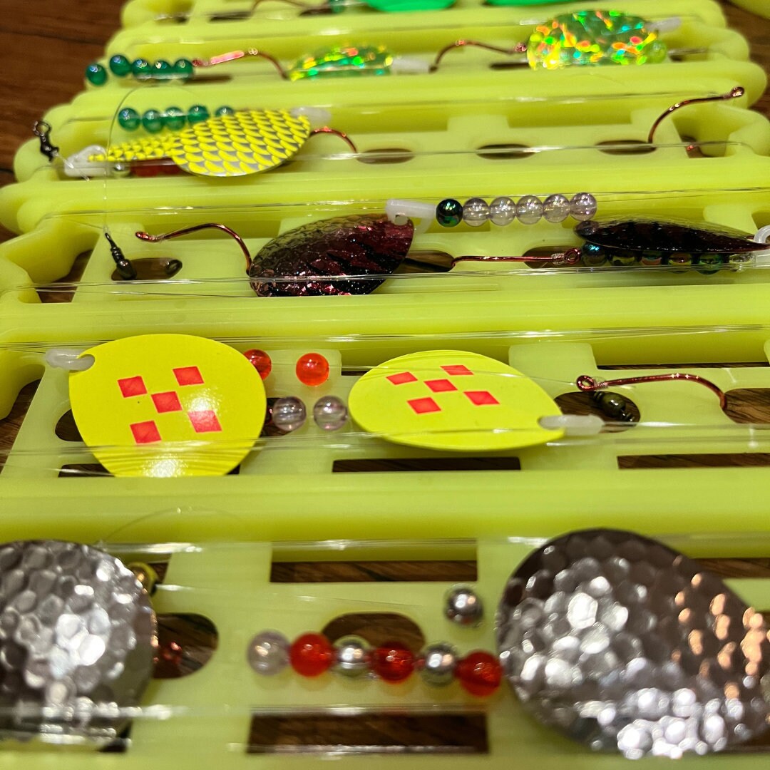 Walleye Crawler Harness Colorado Style (2 Pack in Snell Holder) - Etsy