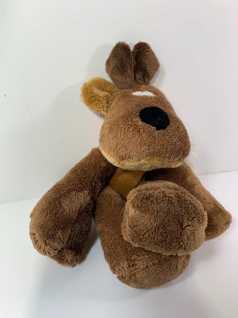 Vintage Hallmark 8" Fuzzy Rodney Reindeer Christmas Bean Plush Decor - Etsy