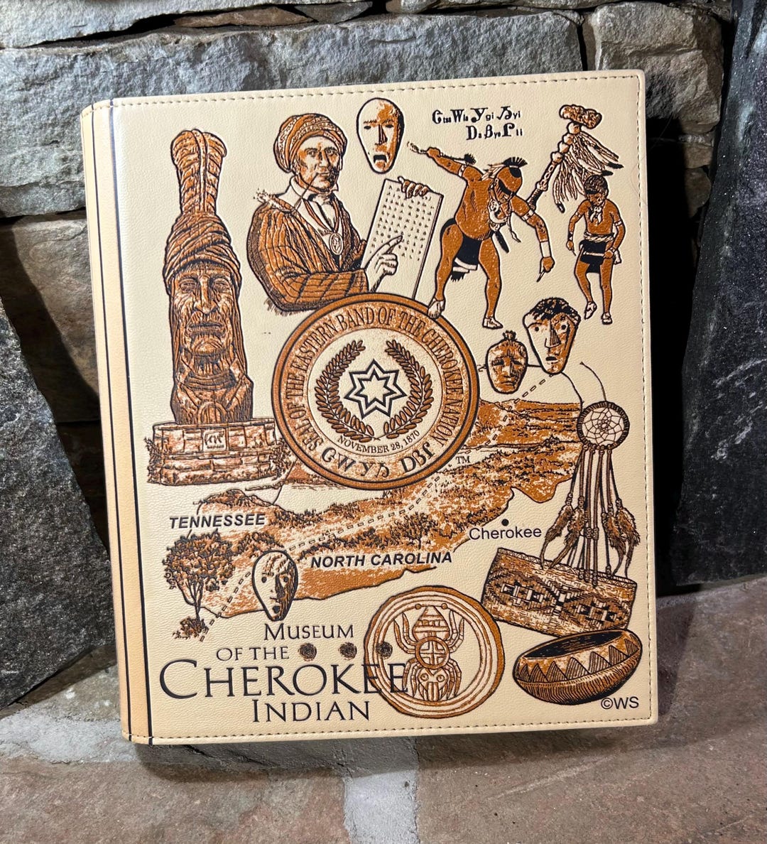 Cherokee Indian Museum Vintage Photo Album Holds 6x4” Photos or Post ...