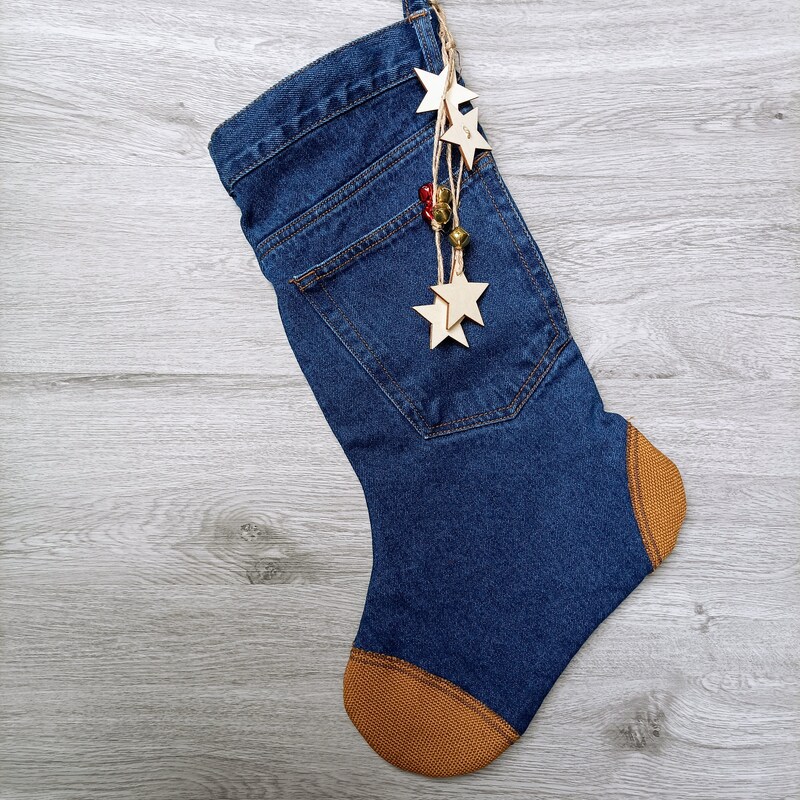 Denim Stocking - Etsy