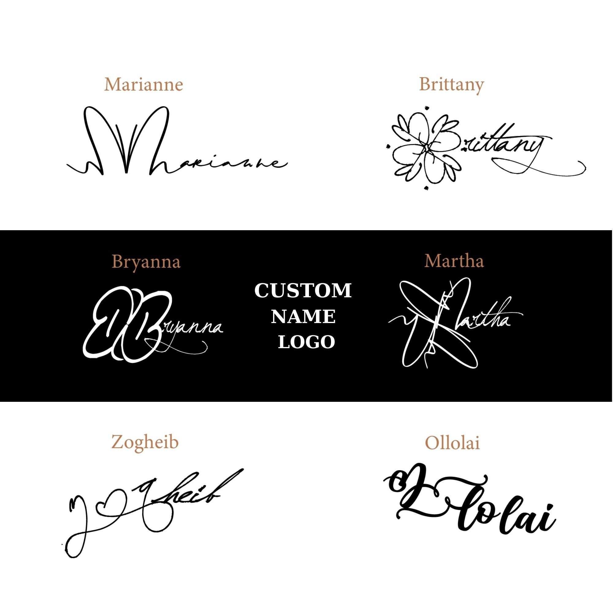Personalized Name Logo / Signature Design / Letters Design / Digital ...
