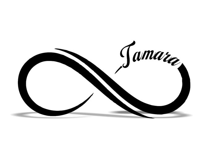 Infinity Symbol Custom Design | Personalized Tattoo Design | Instant ...