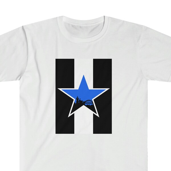 Nufc Blue Star Shirt - Etsy