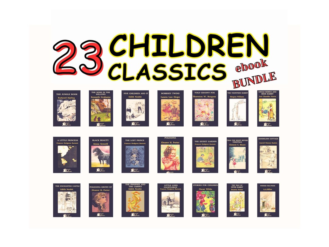 Children Classics Ebook Collection - Bundle Readings - Etsy