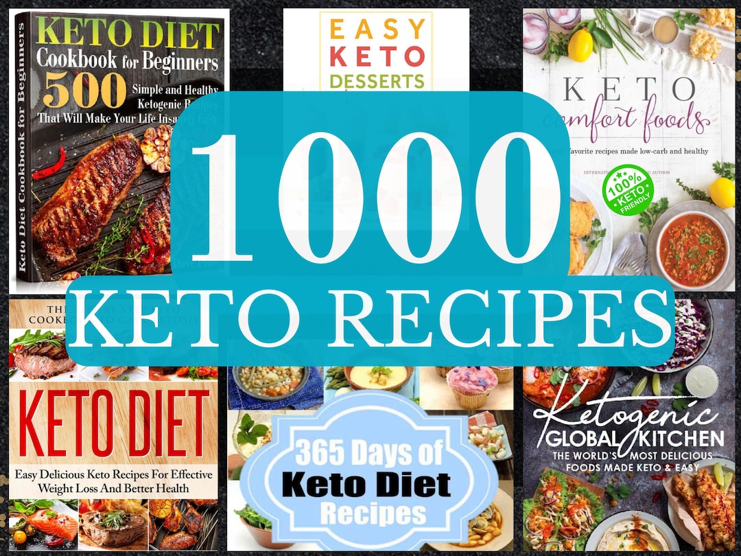 KETO RECIPES - Cookbooks Bundle - Etsy