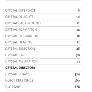 Printable Crystal Guide Chart + the Crystal Bible Book PDF - Etsy