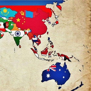 10 Different World Map Digital Printable Posters + DK World Atlas Pdf ...