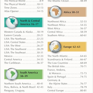 10 Different World Map Digital Printable Posters + DK World Atlas Pdf ...