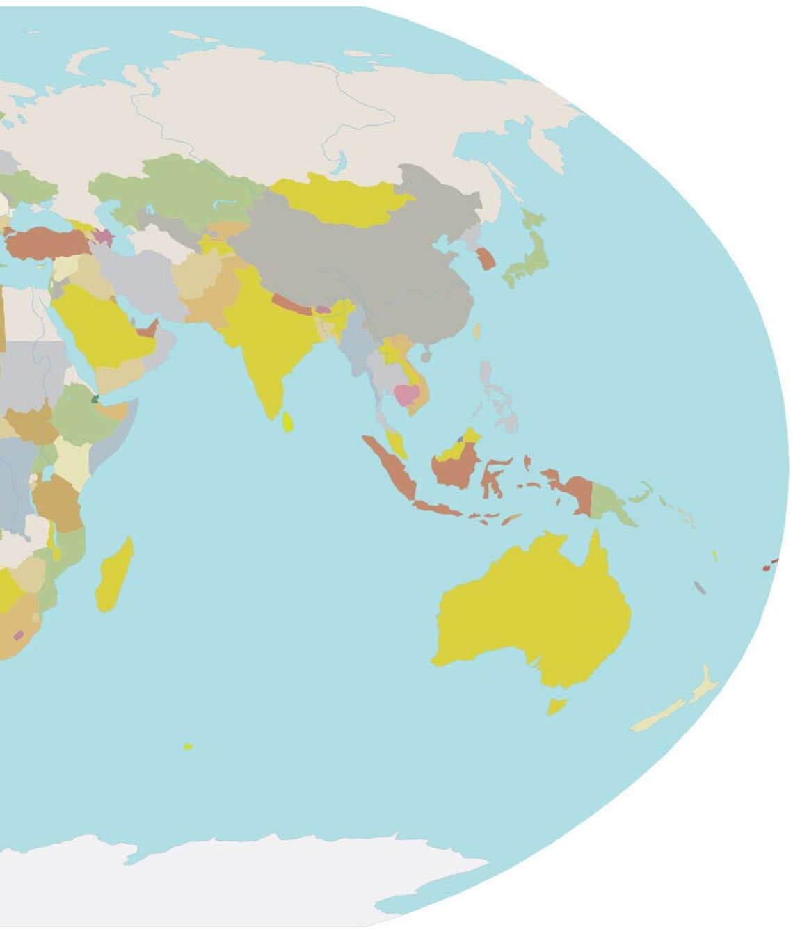 10 Different World Map Digital Printable Posters + DK World Atlas Pdf ...