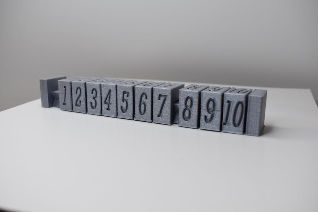 3D Printed Sliding Score Keeper Foosball PLA Gift - Etsy