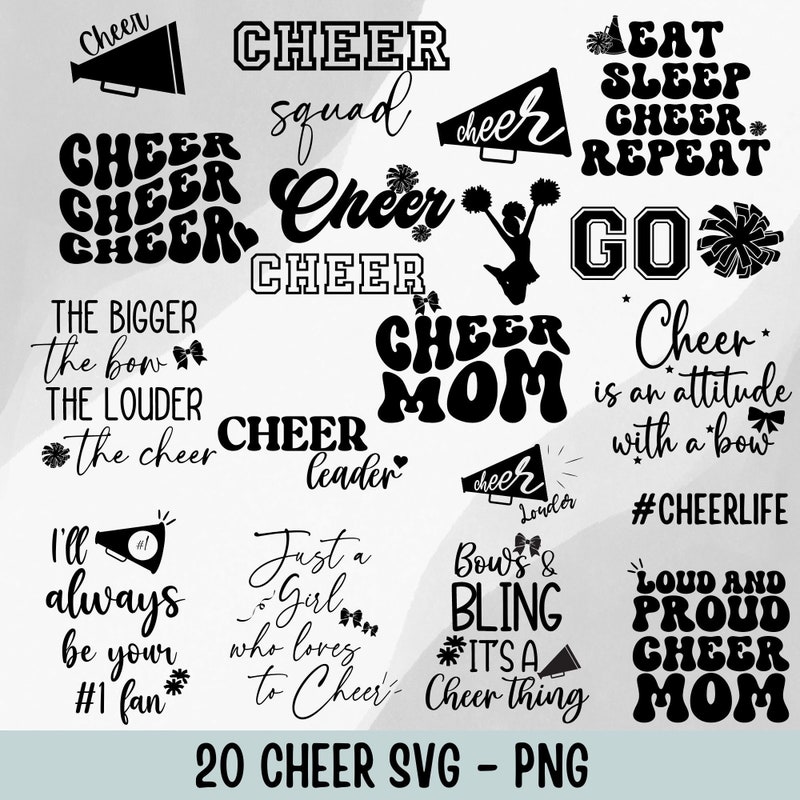 Cheer Svg - Etsy