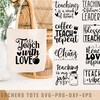 Teacher SVG Bundle, Teacher Appreciation SVG, Teacher Clipart, Teacher ...