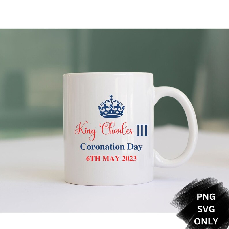 King Charles III SVG File Kings Coronation Royal Crown - Etsy