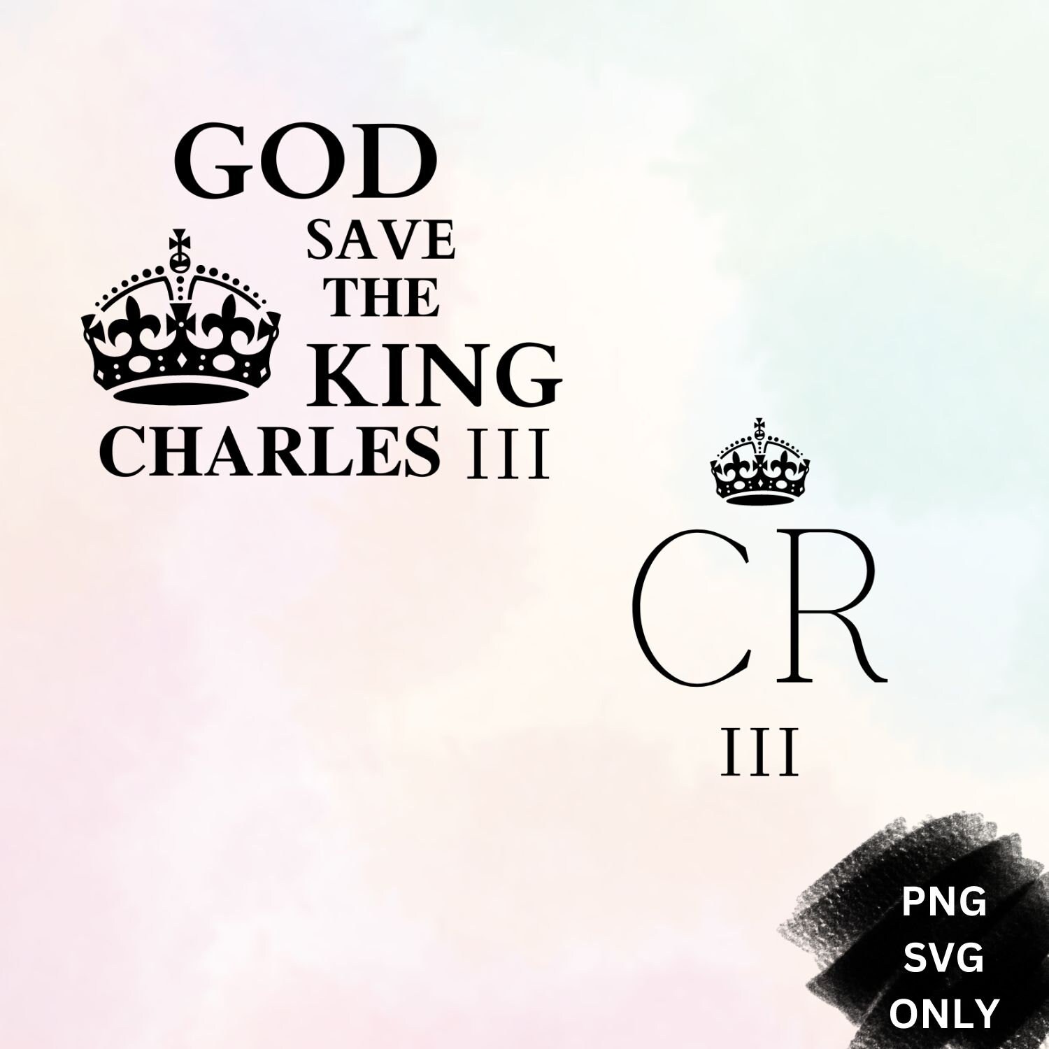 King Charles III Svg File Bundle Kings Coronation Coronation - Etsy UK