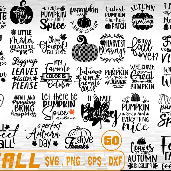 Girl Fall Svg - Etsy