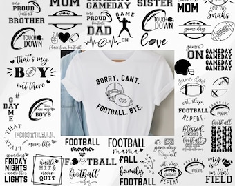 Football SVG Bundle, Football Mom Dad Svg, Football Name Svg, Varsity ...