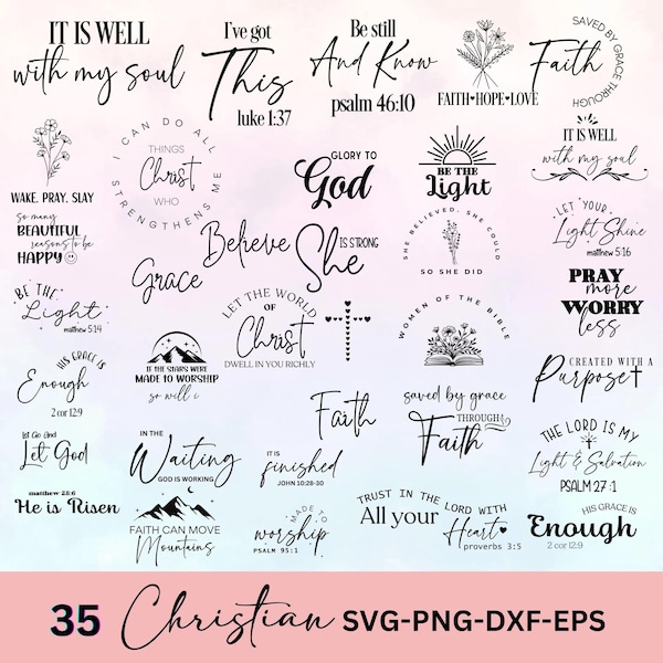 Religious Svg - Etsy