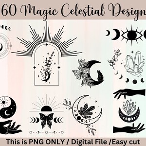 Magic and Celestial Png Bundle, Celestial Bundle PNG ,celestial Girls ...