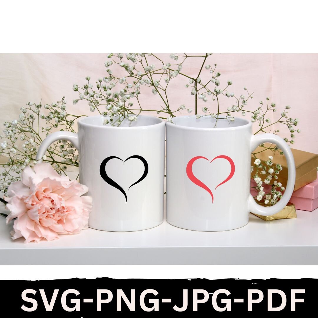 Open Heart Svg Png Heart Silhouette Heart Svg Infinity Heart - Etsy