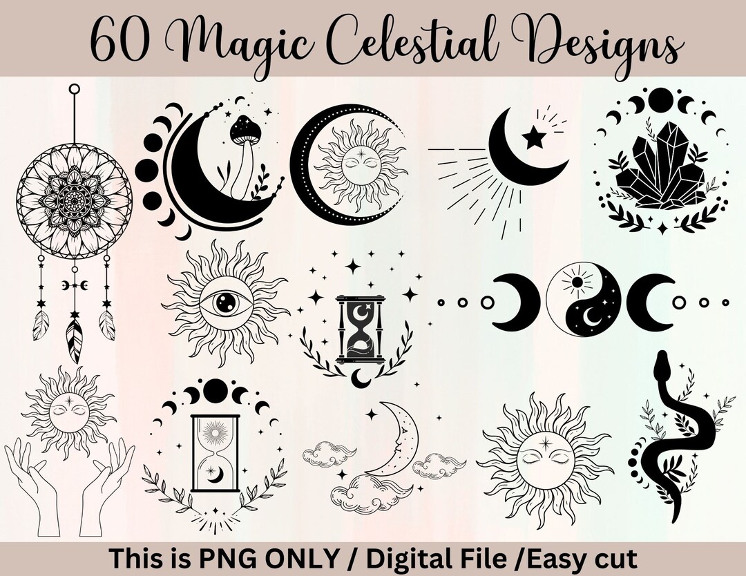 Magic and Celestial Png Bundle, Celestial Bundle PNG ,celestial Girls ...