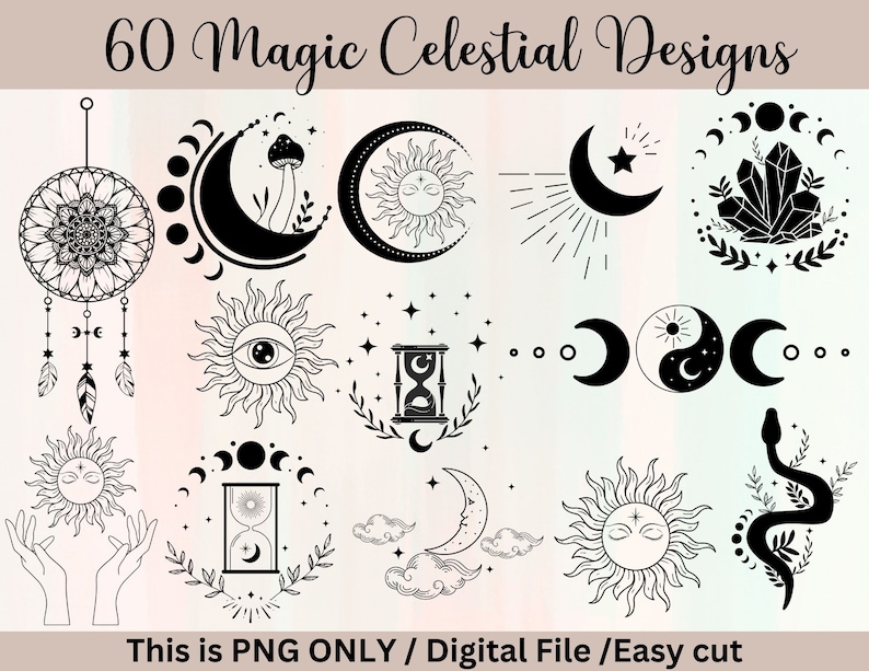 Magic and Celestial Png Bundle, Celestial Bundle PNG ,celestial Girls Png,magic Bundle ...