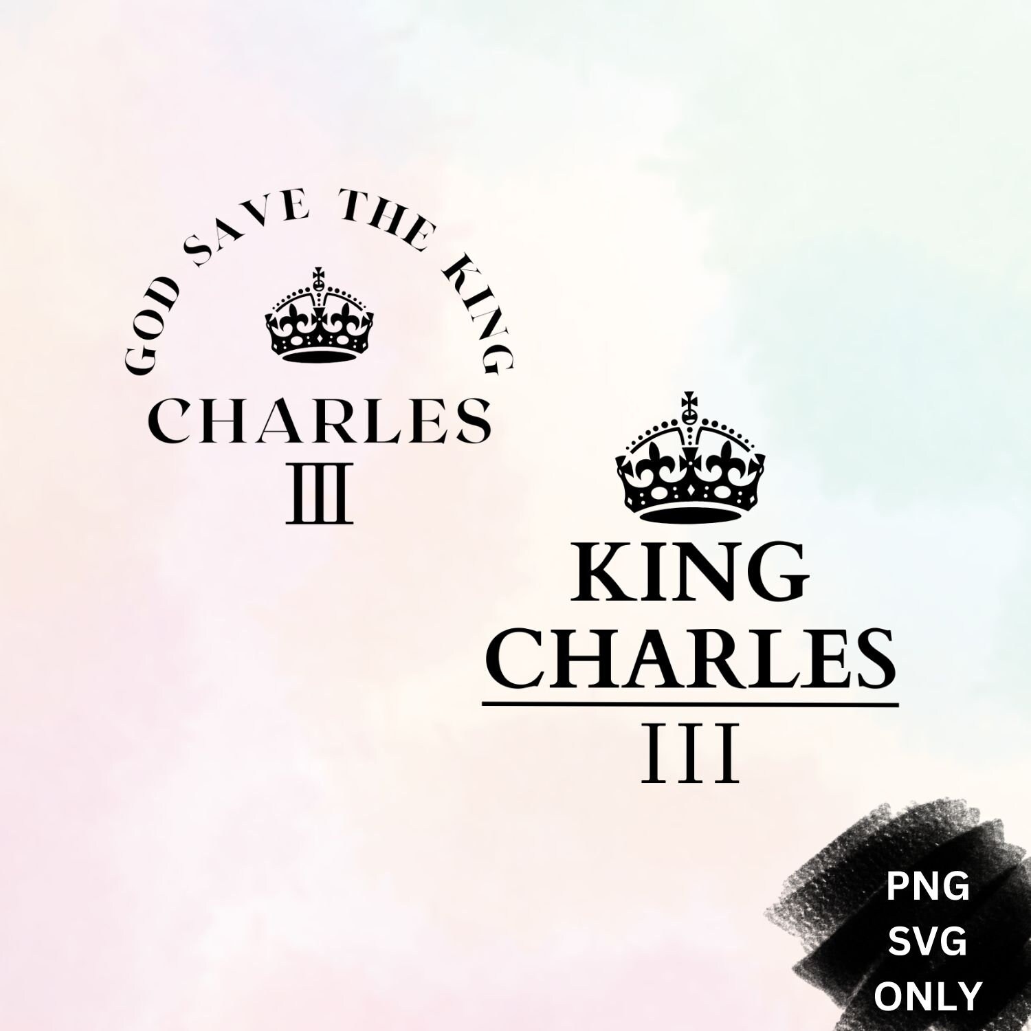 King Charles III Svg File Bundle Kings Coronation Coronation - Etsy UK