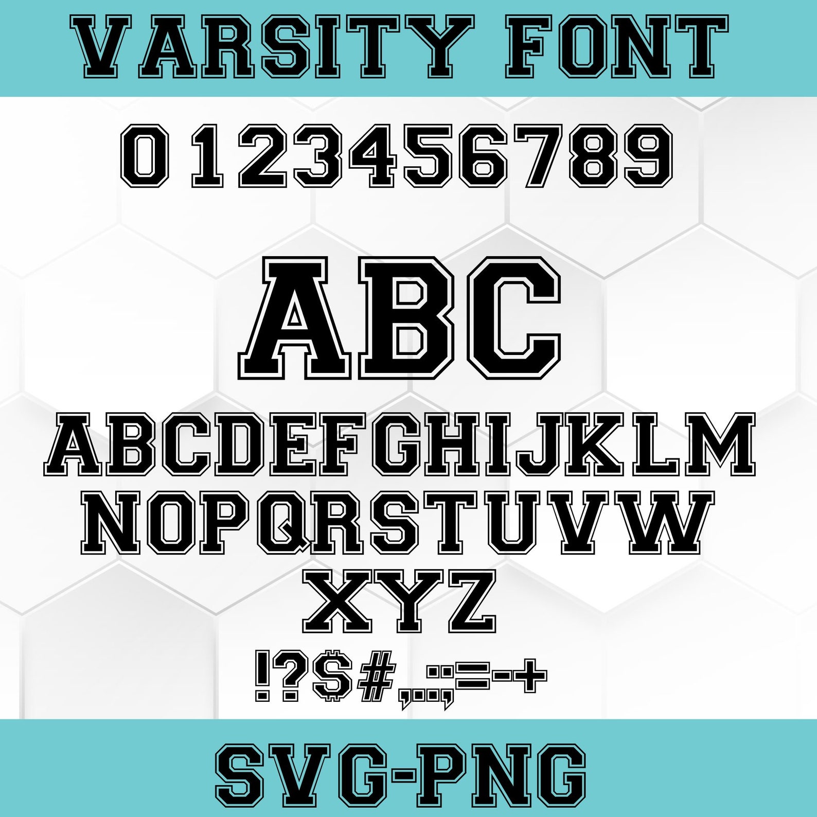 Varsity Font SVG, Jersey Font Svg, Sports SVG Alphabet, Varsity Letters ...