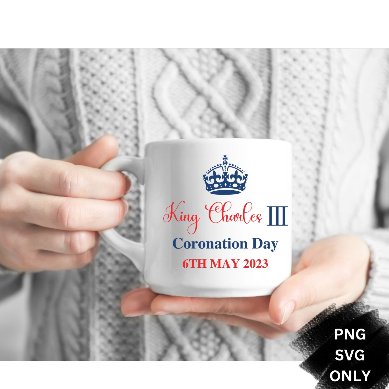 King Charles III SVG File Kings Coronation Royal Crown - Etsy