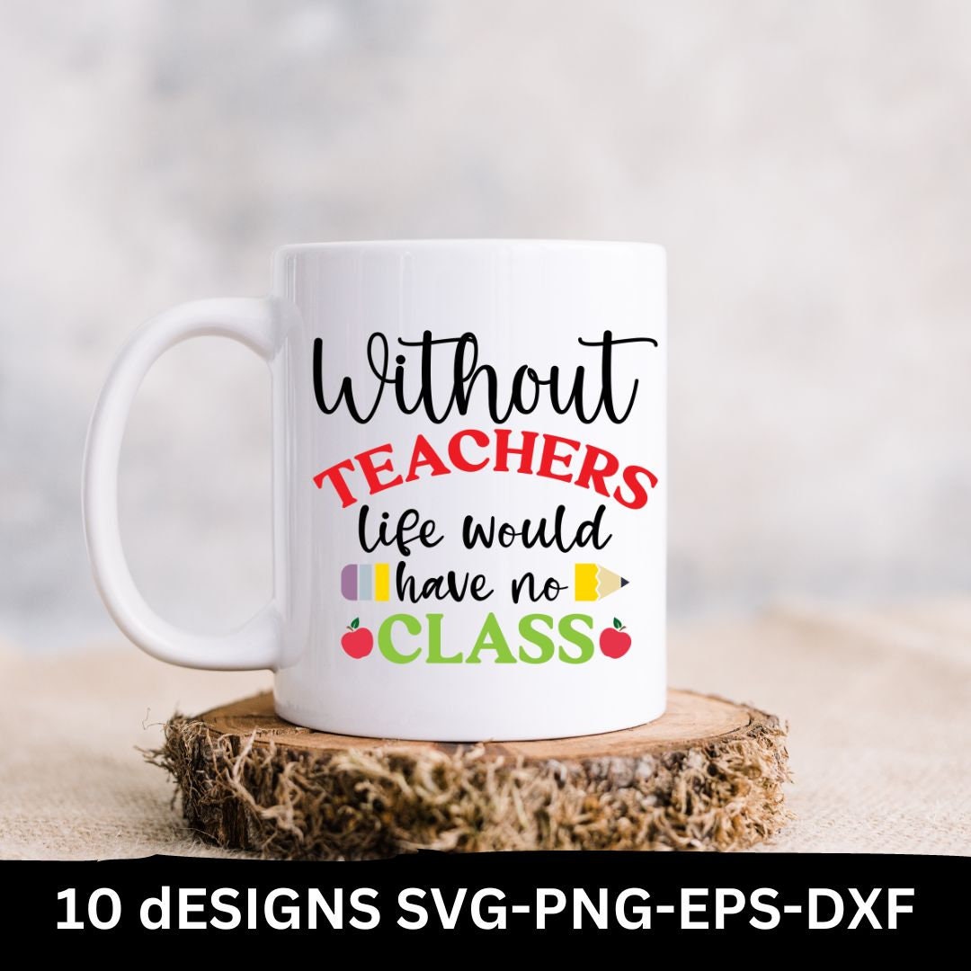 Teacher SVG Bundle Teacher Appreciation SVG Teacher Clipart - Etsy UK