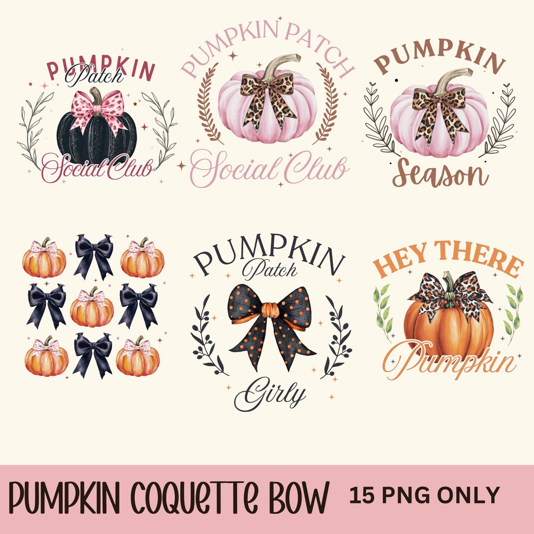 Autumn Coquette Bow Png Coquette Bow Fall Coquette Pumpkin Mama Pumpkin ...