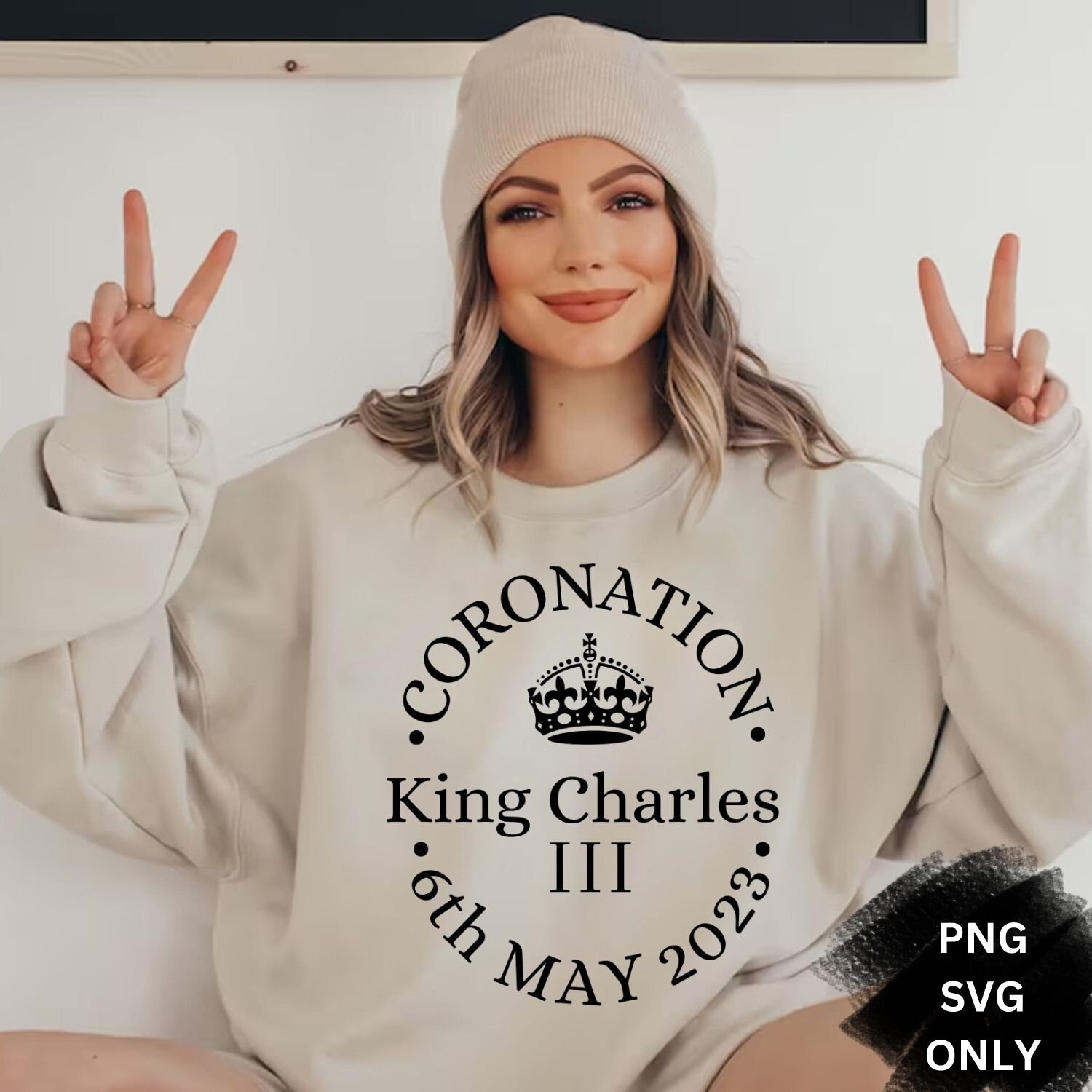 King Charles III SVG File Kings Coronation Royal Crown - Etsy