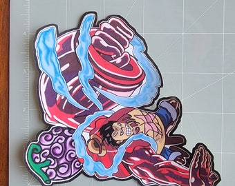 Luffy Gear 4 Sticker - Etsy