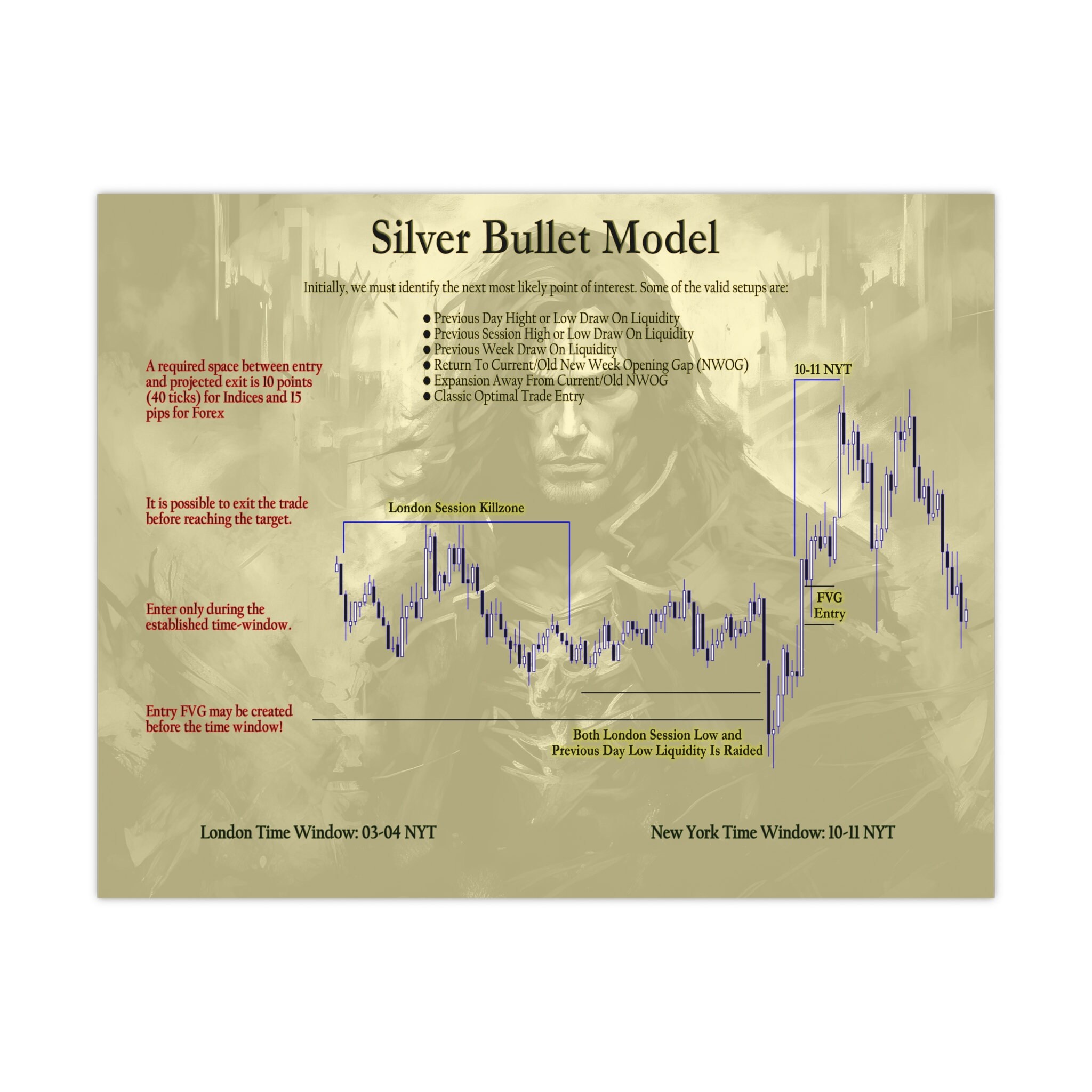 ICT Forex Trading Model Silver Bullet Smart Money Concepts Day Trading ...