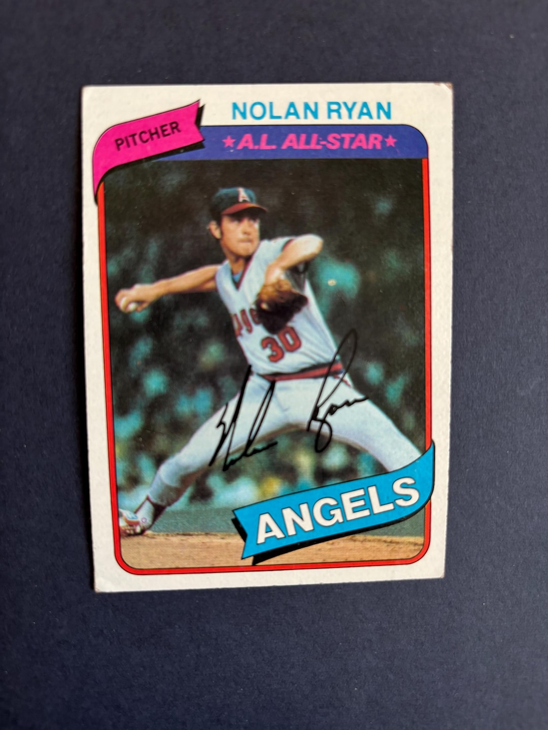 1982 Topps Nolan Ryan California Angels #580 - Etsy