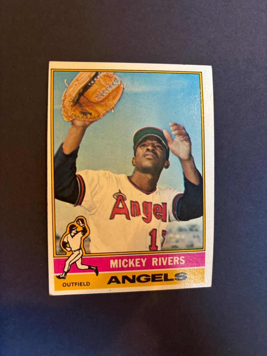 1976 Topps Mickey Rivers California Angels #85 - Etsy