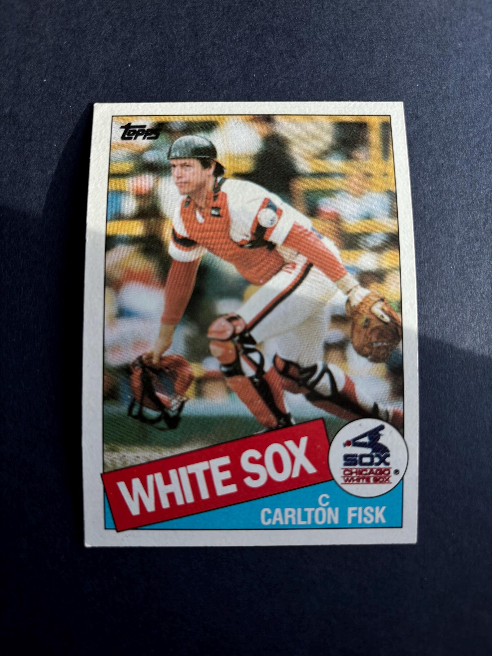 1985 Topps Carlton Fisk Chicago White Sox - Etsy
