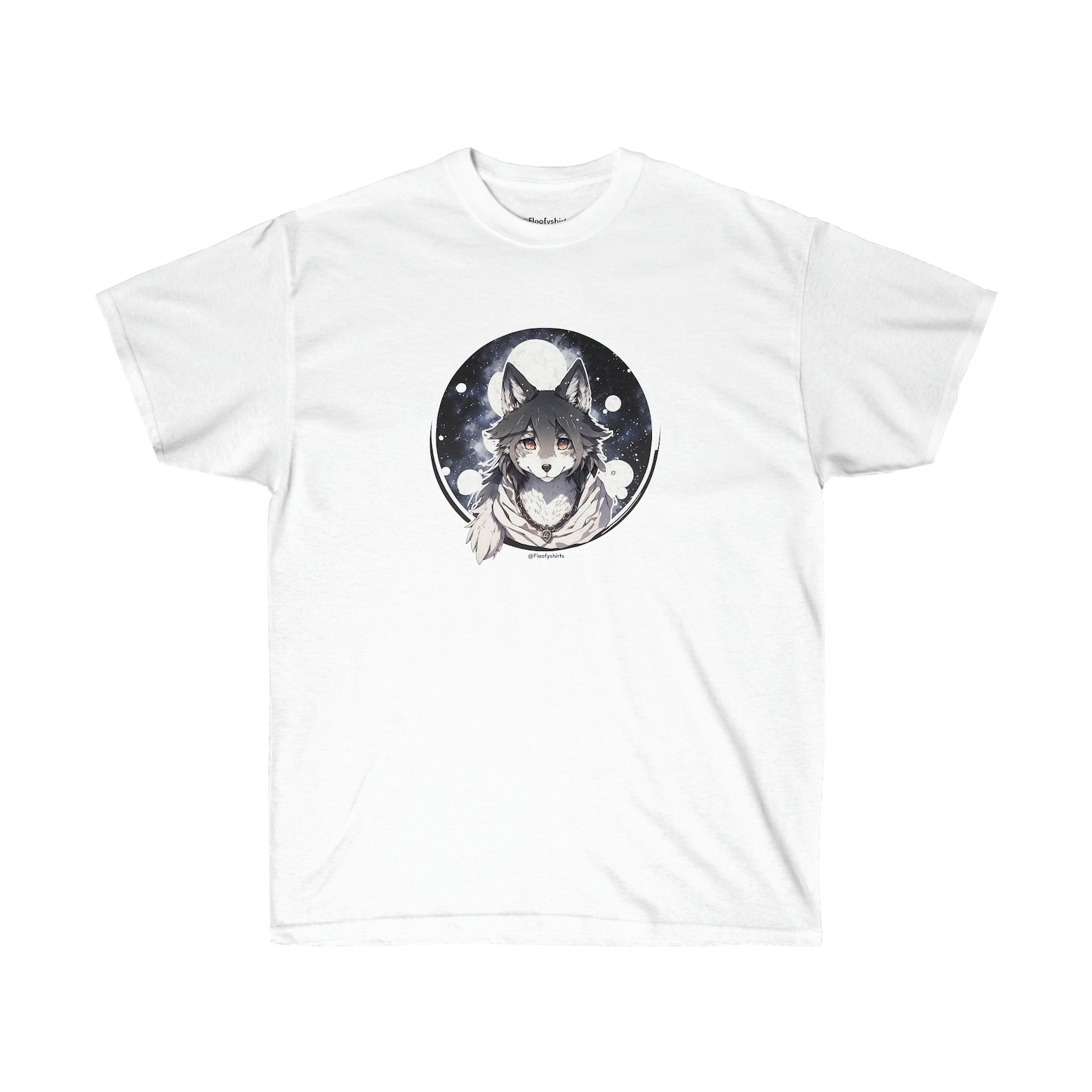 Cute Anime-inspired Furry Fandom Wolf Shirt, Unisex Furry T-shirt ...