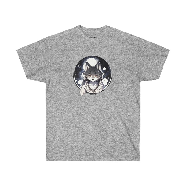 Cute Anime-inspired Furry Fandom Wolf Shirt, Unisex Furry T-shirt ...