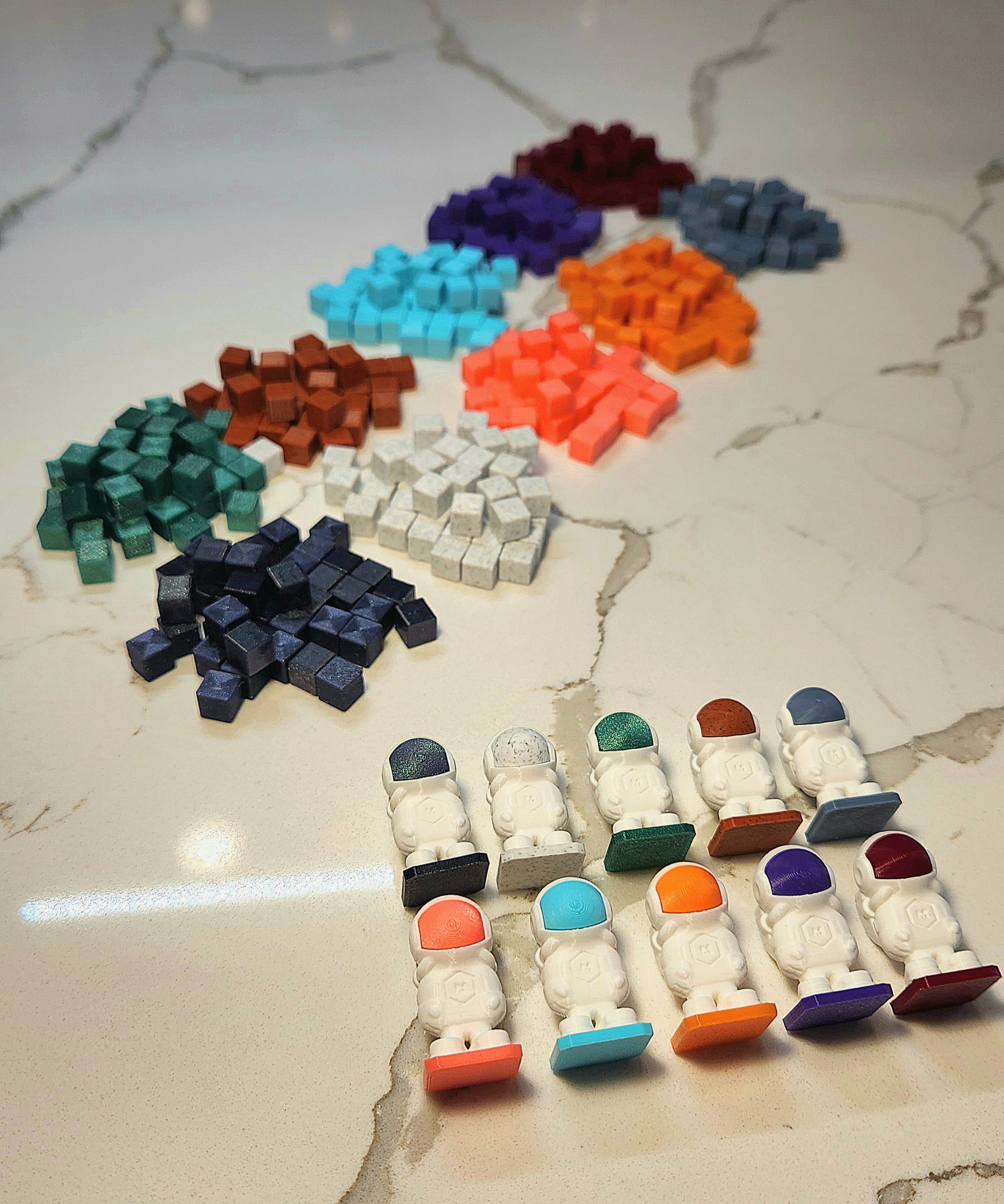 Terraforming Mars Player Color Expansion Cubes and Meeple/martian - Etsy