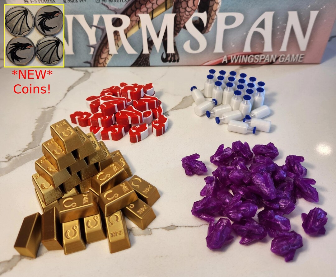 Weighted Wyrmspan Resource Tokens - Etsy