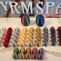 Wyrmspan Deluxe Token Set - Meat, Gold, Milk, Crystal, Coins, Dragon ...