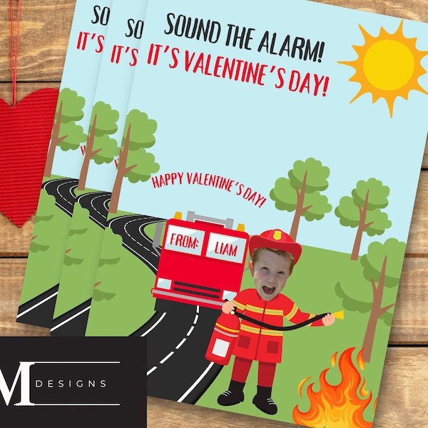 Fireman Valentine - Etsy
