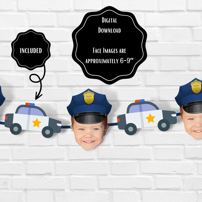 Police Birthday Banner Party - Etsy UK