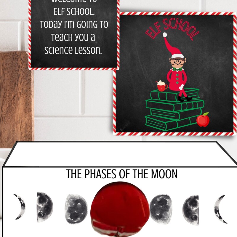 Elf on the Shelf Phases of the Moon - Etsy
