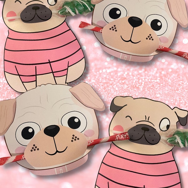 Pug Valentine - Etsy UK