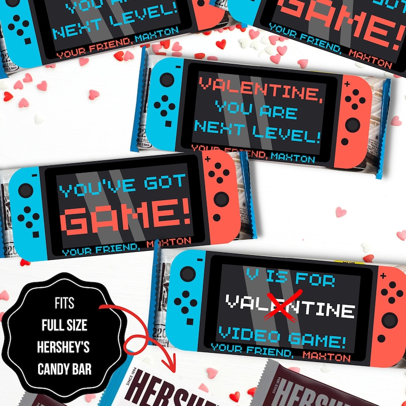 Nintendo Switch Candy Bar Wrapper - Etsy
