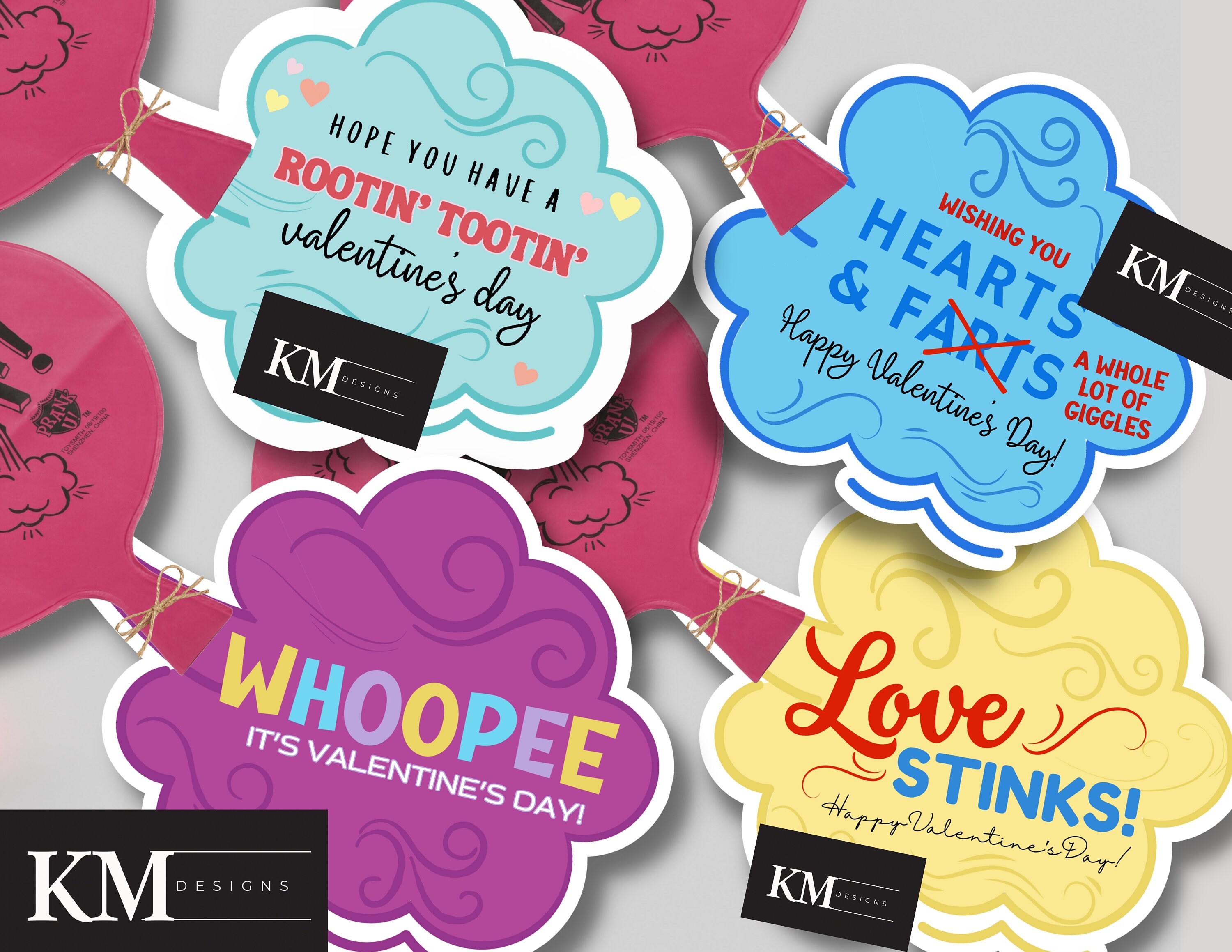 Whoopee Cushion Kids Valentine Printable - Kids Valentines, School ...